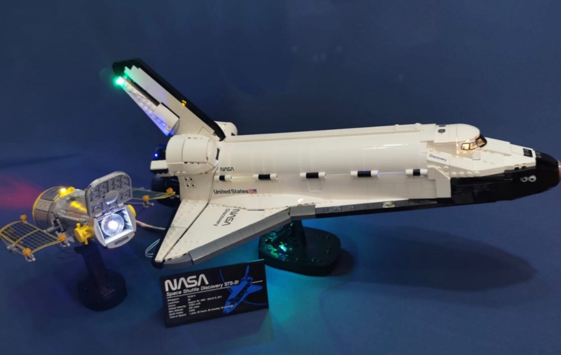 Space Shuttle In Lights