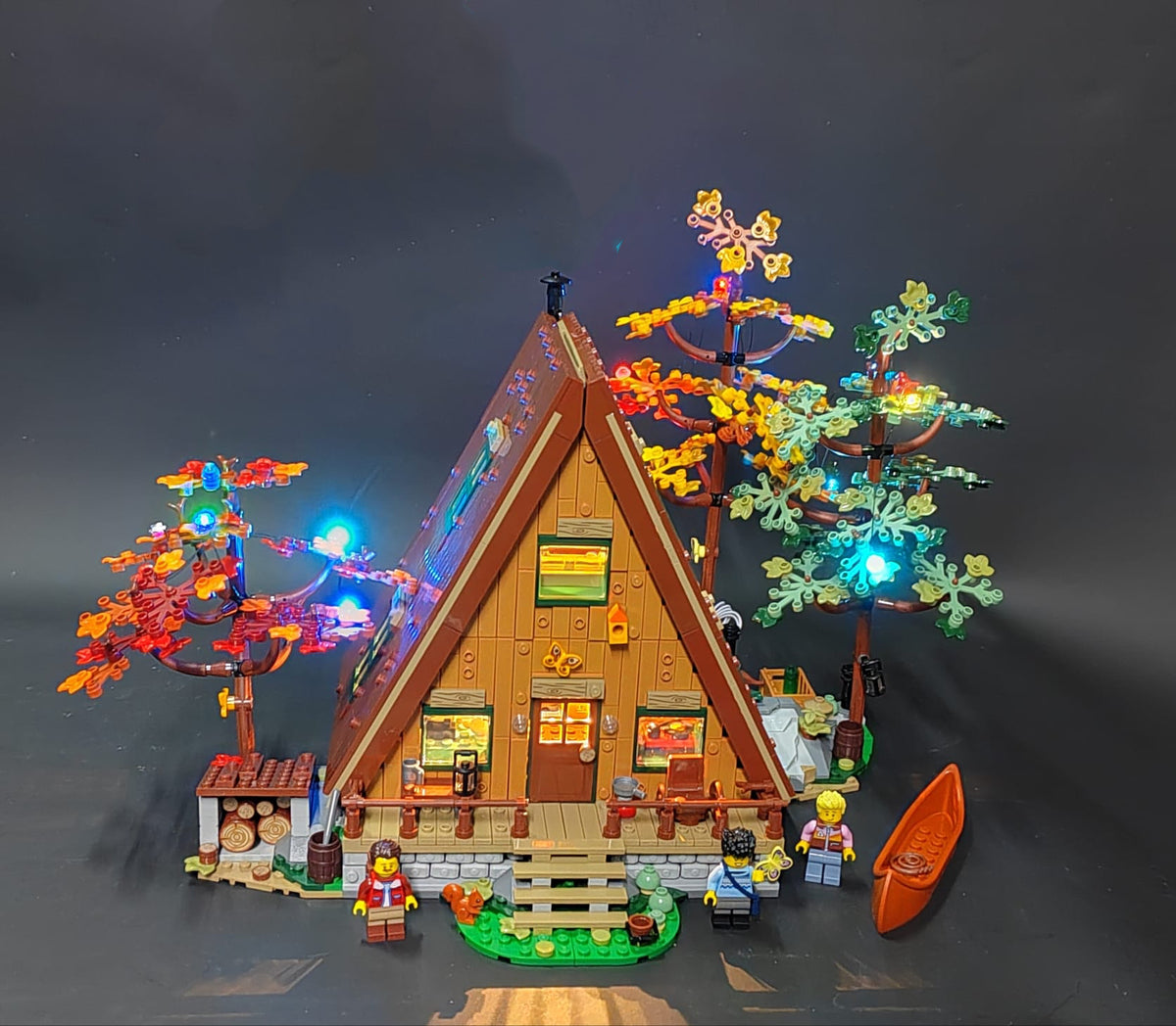 LED light kit for Lego A-Frame Cabin 21338 Ideas – BRICKSTARS